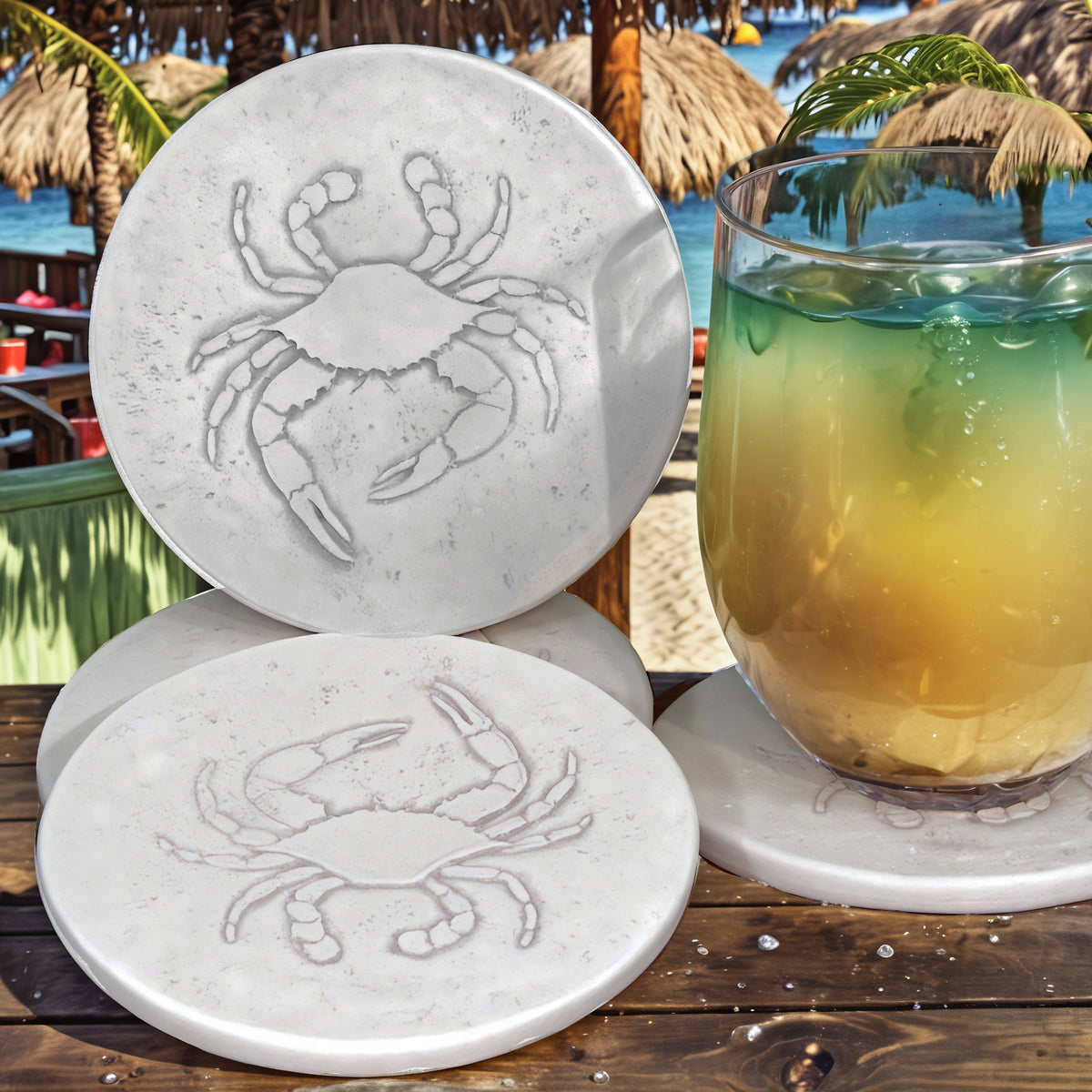 Blue Crab Drink Coasters – McCarter Coasters