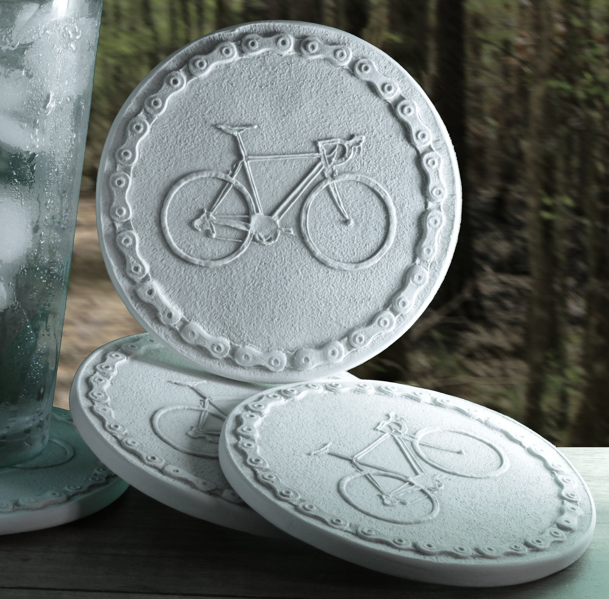 Bicycle Drink Coasters – McCarter Coasters