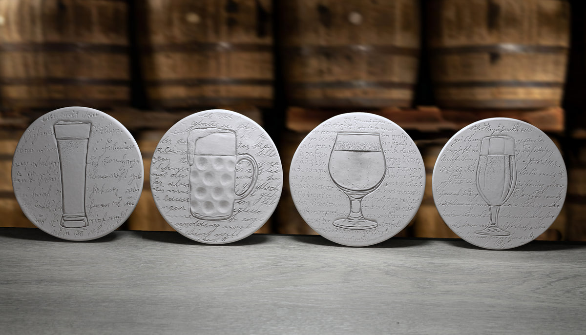 Beer Glass Assorted Drink Coasters – McCarter Coasters